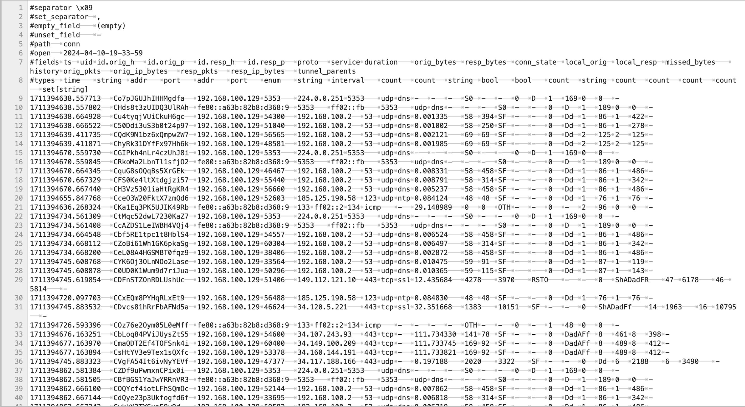 Threat Hunting Network Connections Using Zeek and AI — QFunction